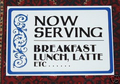 RESTAURANT NOW SERVING BREAKFAST LUNCH DINNER SIGNS | eBay