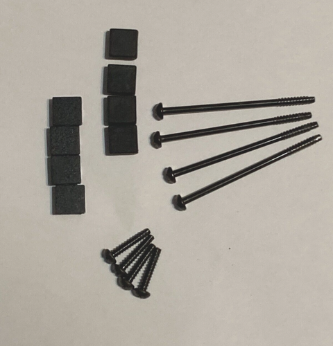 Set of 8 OEM Sony PlayStation 2 PS2 Fat Screws + covers fits SCPH-39001 ...