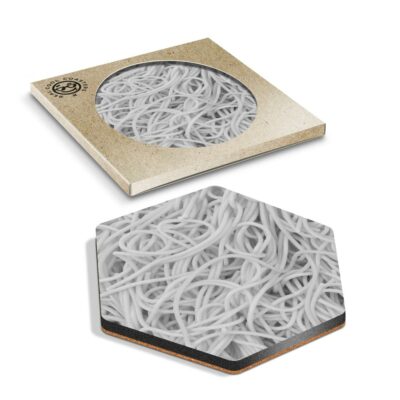 1 x Hexagon Coaster - BW - Spaghetti Pasta Food Italian #40947 | eBay UK
