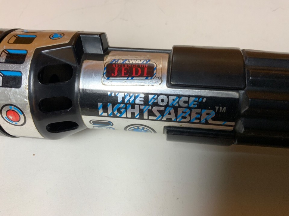 STAR WARS Red Lightsaber 1983 ROTJ “The Force” vintage Kenner Darth ...