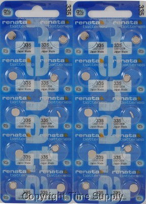 20 pc Renata 335 Watch Batteries 335 SR512SW SR512 512SW 0% MERCURY | eBay