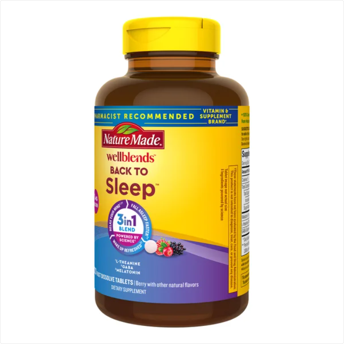 Nature Made Wellblends Back to Sleep, 120 Fast Dissolve Tablets | eBay