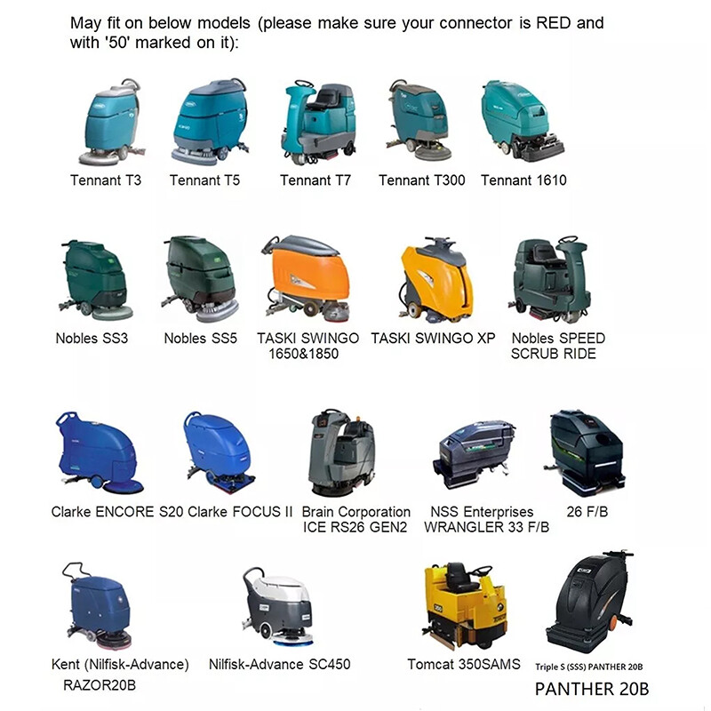 24V 15A Floor Scrubber Battery Charger SB50 for Tennant T2 T3 T5 T7 ...