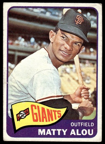 1965 Topps Matty Alou San Francisco Giants #318 : | eBay