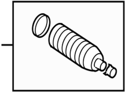 4410A125 Mitsubishi Bellows, steering gear 4410A125, New Genuine OEM ...