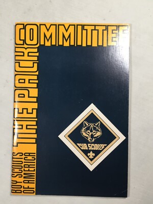 Boy Scout Cub Scout The Pack Committee 1976 Printing BSA Paperwork | eBay