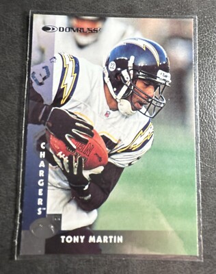 1997 Donruss #125 Tony Martin NFL San Diego Chargers | eBay
