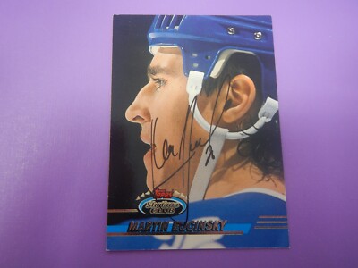 1993-94 Topps Stadium Club Hockey Martin Rucinsky #11 Auto | eBay