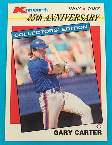 1987 Topps Kmart 25th Anniversary #25 Gary Carter New York Mets ...