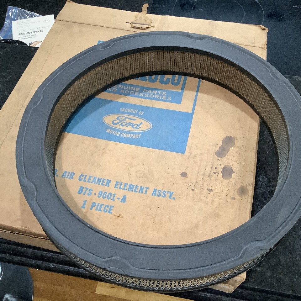 Nos 1957 Ford Thunderbird Air Filter Fomoco B7S-9601-A | eBay