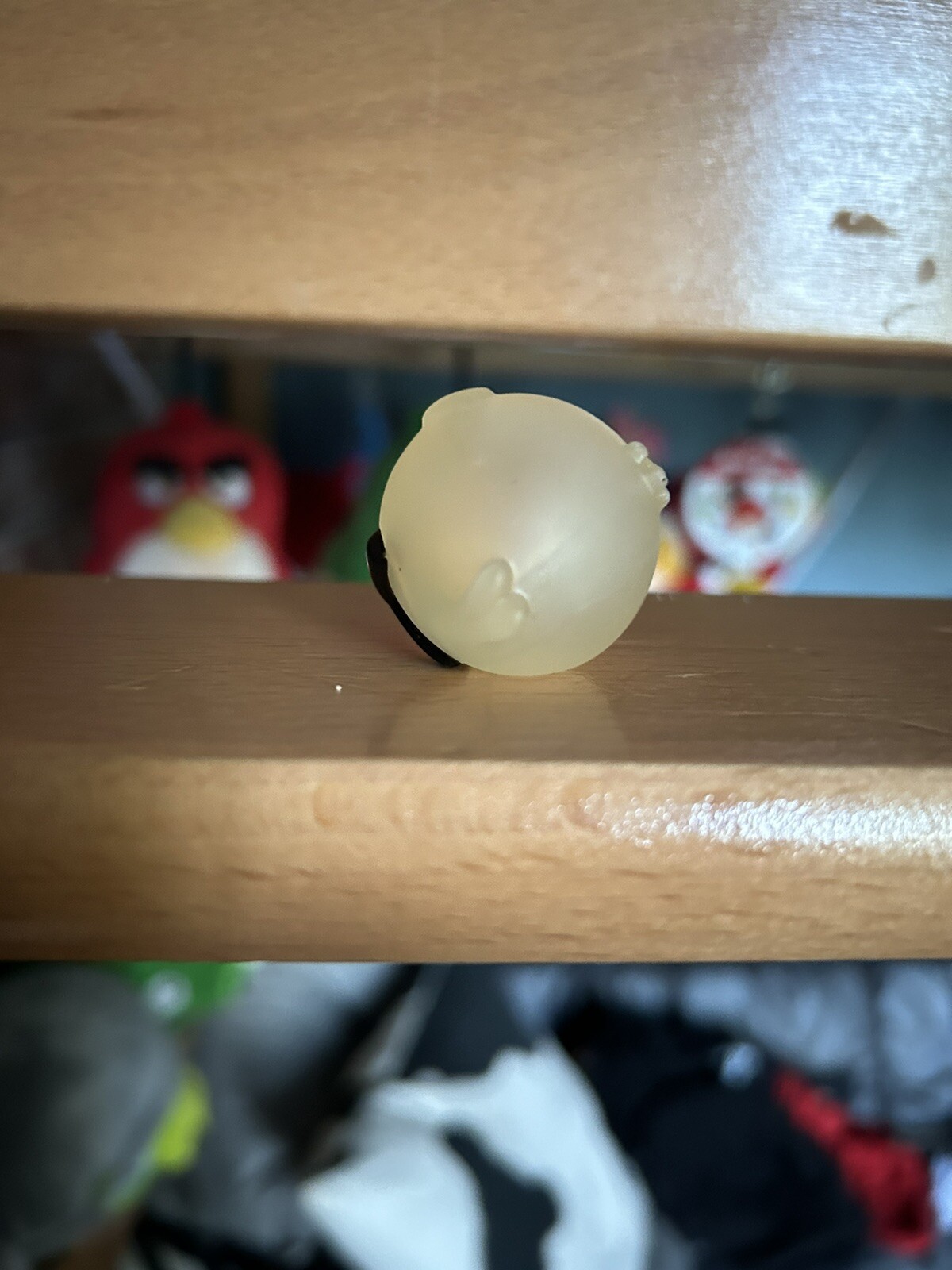 PROTOTYPE Angry Birds Knock On Wood Mattel Clear Red Figure RARE | eBay