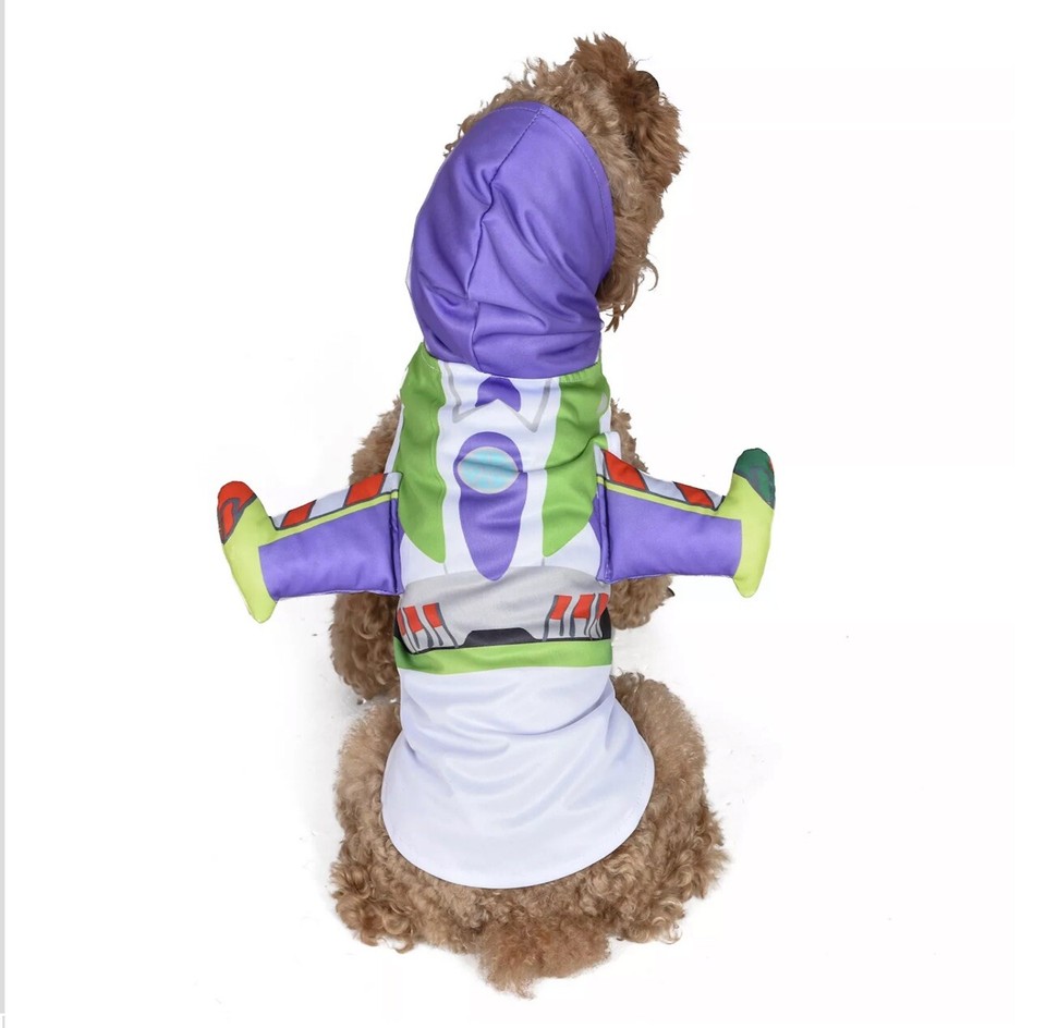 Pixar Toy Story Buzz Lightyear Dog Pet Halloween Costume Apparel Size ...