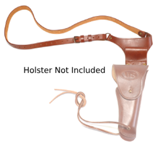 Brown Leather Universal Wire Hanger Shoulder Holster Adapter | eBay