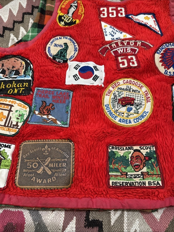 Rare BSA Boy Scouts Of America Wisconsin Kenosha Council 35 1970s Patch ...