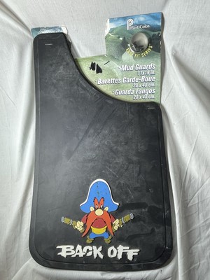 yosemite sam back off guns protect easy fit 11x19 mud guards flaps ...