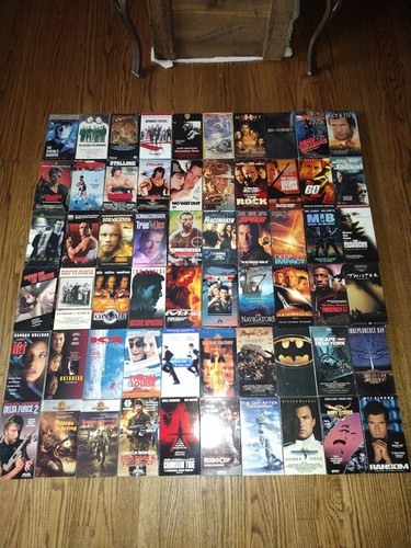 ACTION MOVIE LOT VHS 1980S 1990S VINTAGE | eBay