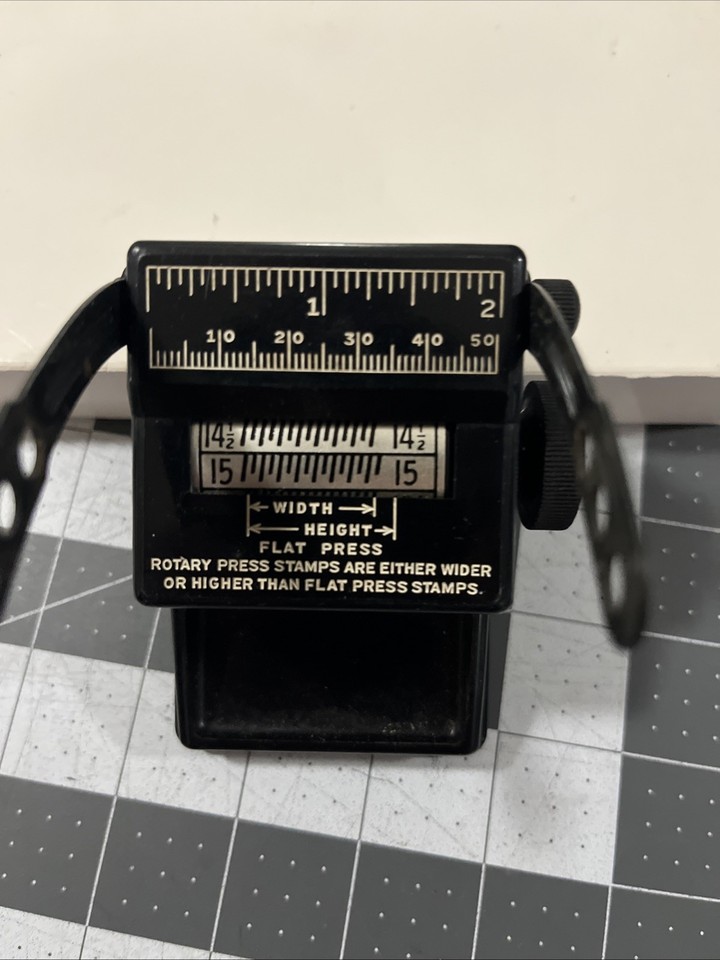 Roto-Gage Imperial Products Stamp Collectors Perforation Gauge - Base ...