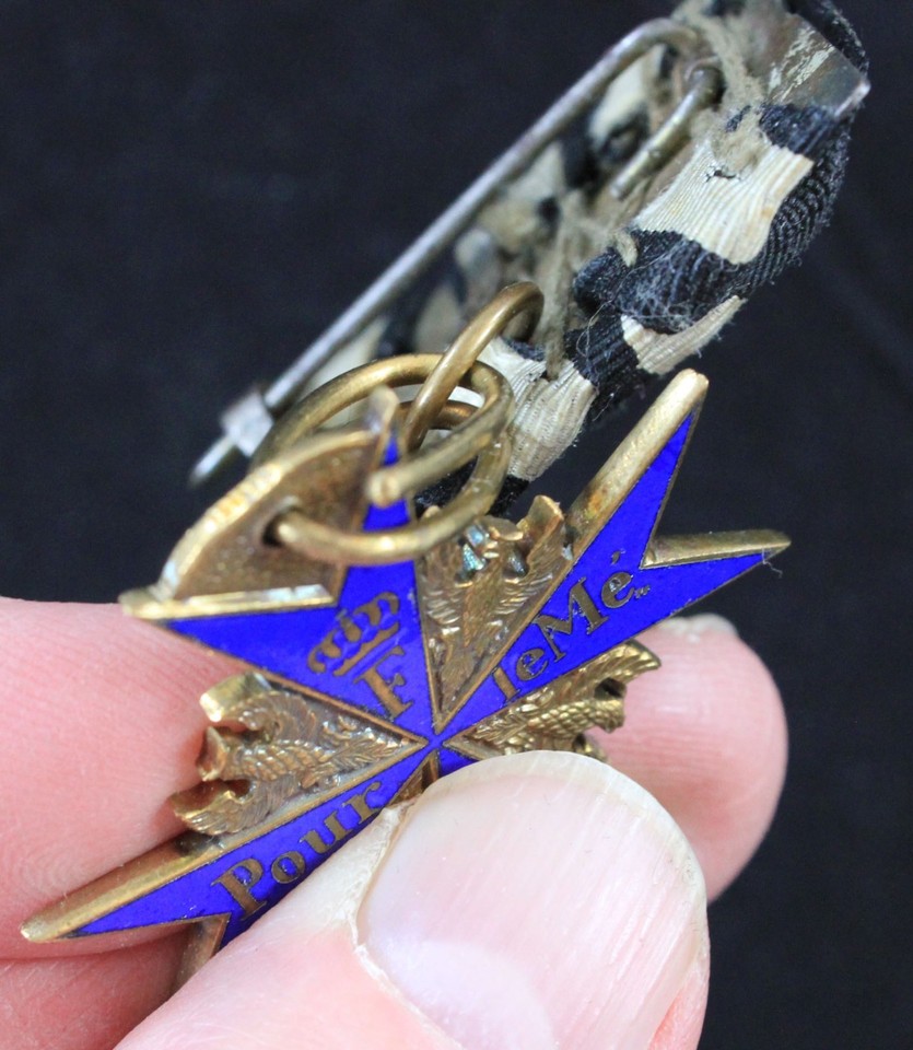 WWI German Prinzen Pour le Mérite “Blue Max” – Lapel Decoration – Godet ...