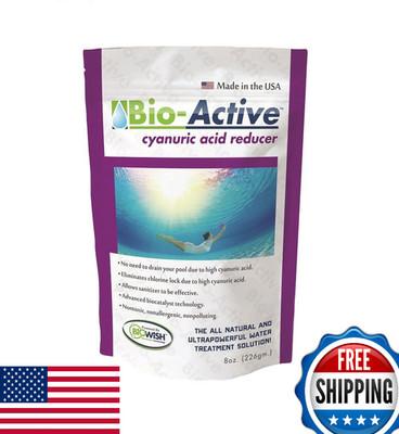 Bio-Active BA-CAR-08 Cyanuric Acid Reducer Powder for Pools, 8 oz | eBay