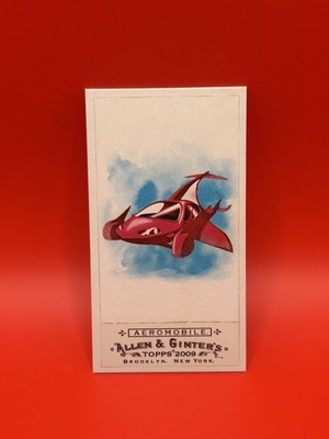 2009 Topps Allen & Ginter Mini Inventions of the Future Aeromobile #F11 ...