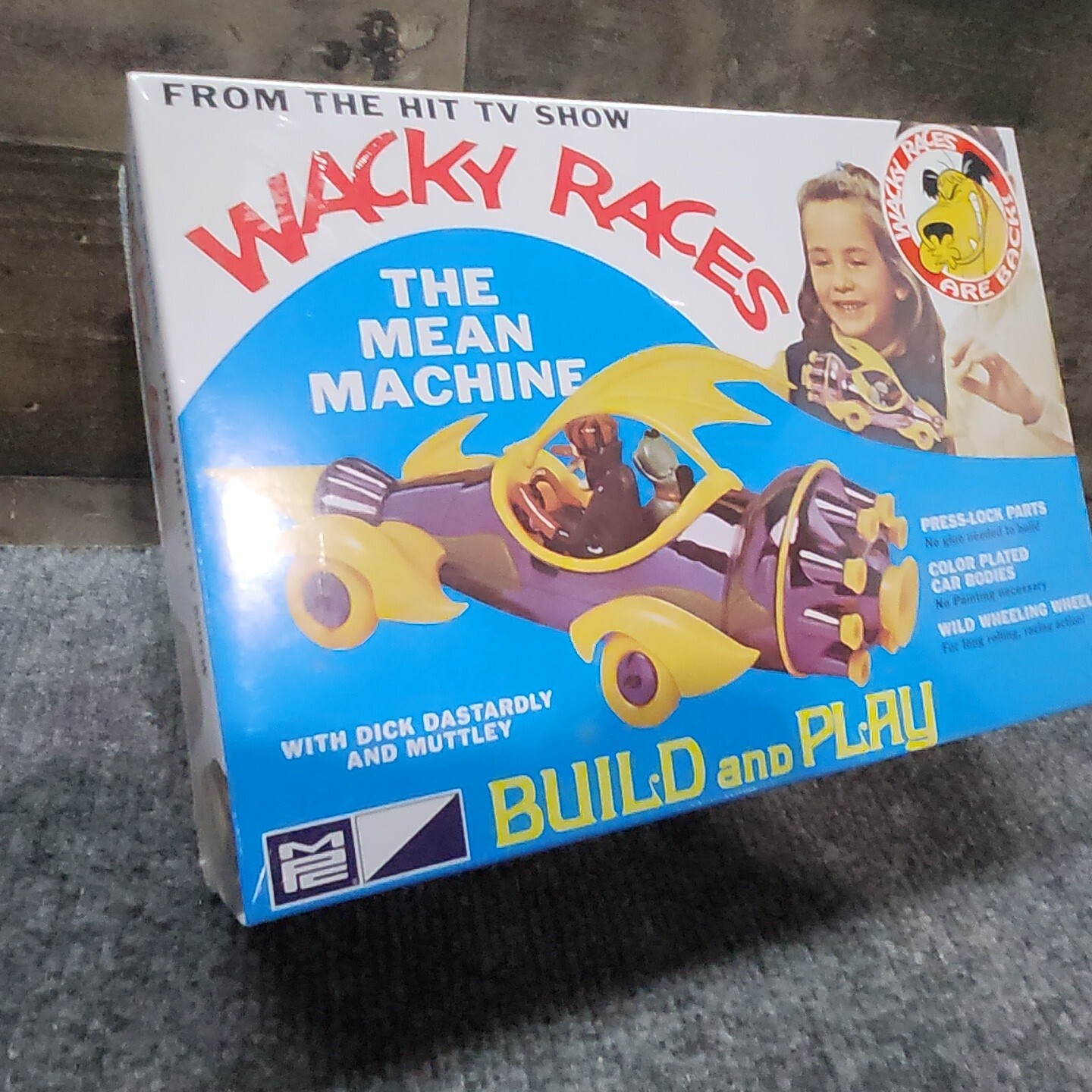 MPC Wacky Races The Mean Machine Snap Plastic Model Kit MPC935 1/25 ...