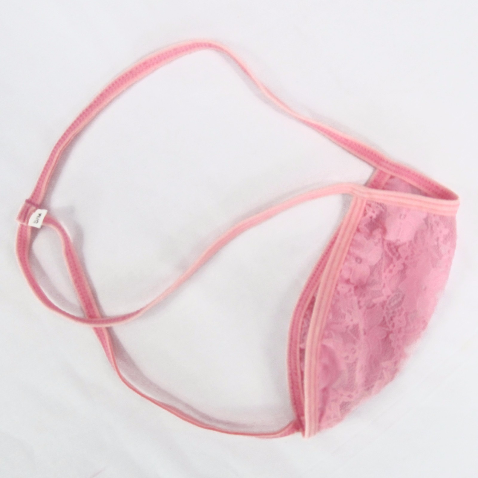 K245 Men's String Pouch G-string thong seamless pouch stretchy Lace ...