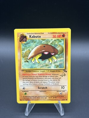 Pokemon Card Kabuto #50/62 WOTC Gold Stamp W Promo | eBay