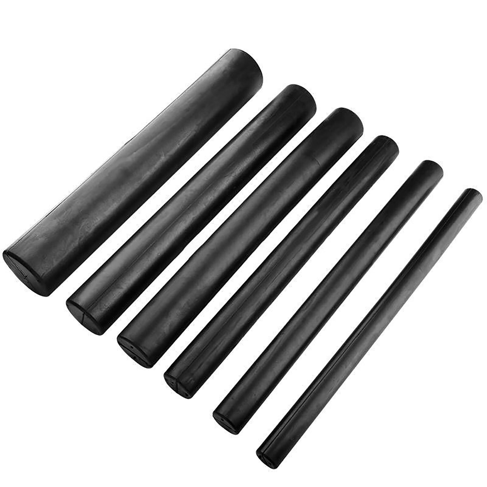 Black Rubber Round Solid Bar Rod Ø 21/25/30/35/40/45/50/55/60/65/80/100 ...