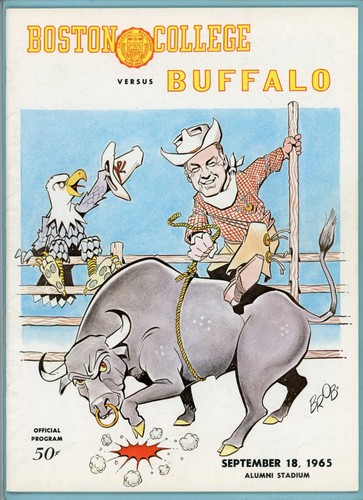 September 18, 1965 Buffalo vs Boston College at Alumni Stadium Football ...