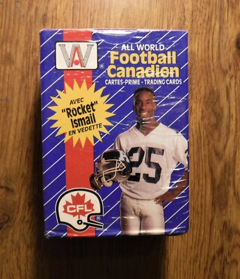 1991 ALL WORLD CANADIAN FOOTBALL CFL FACTORY SEALED SET - 110 CARDS | eBay