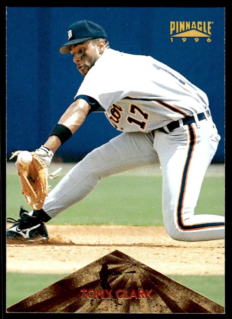 1996 Pinnacle Baseball Card Tony Clark Detroit Tigers #166 | eBay