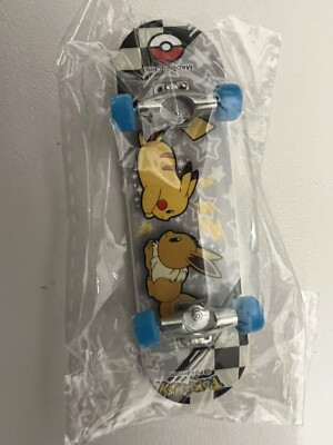 Rare Pokemon Pikachu And Eevee Fingerboard Deck Sealed Skateboard ...