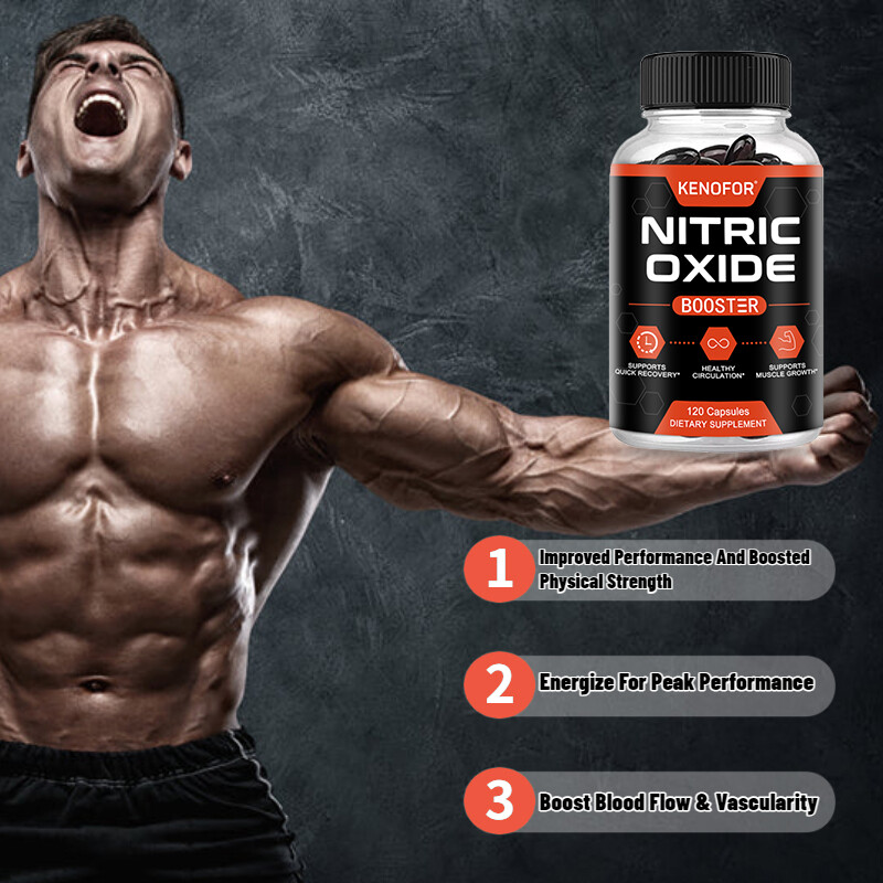 Nitric Oxide Booster Supplement - L-Arginine, L-Citrulline - 30/60 ...