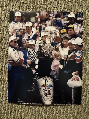 Al Unser Jr Indy 500 Signed 8 X 10 Photo Indianapolis Autographed 1992 ...