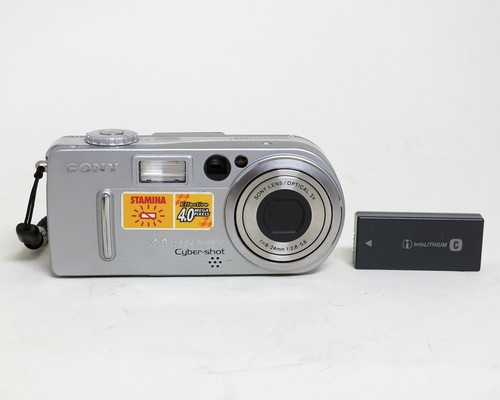 Sony CyberShot DSC-P9 4.0MP Digital Camera NP-FC10 Battery No Charger ...