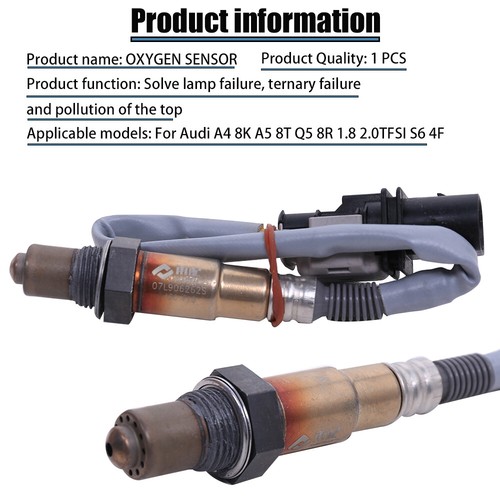 Upstream Oxygen Lambda Sensor 07L906262S For Audi A3 A4 A5 A8 Q7 Q5 ...