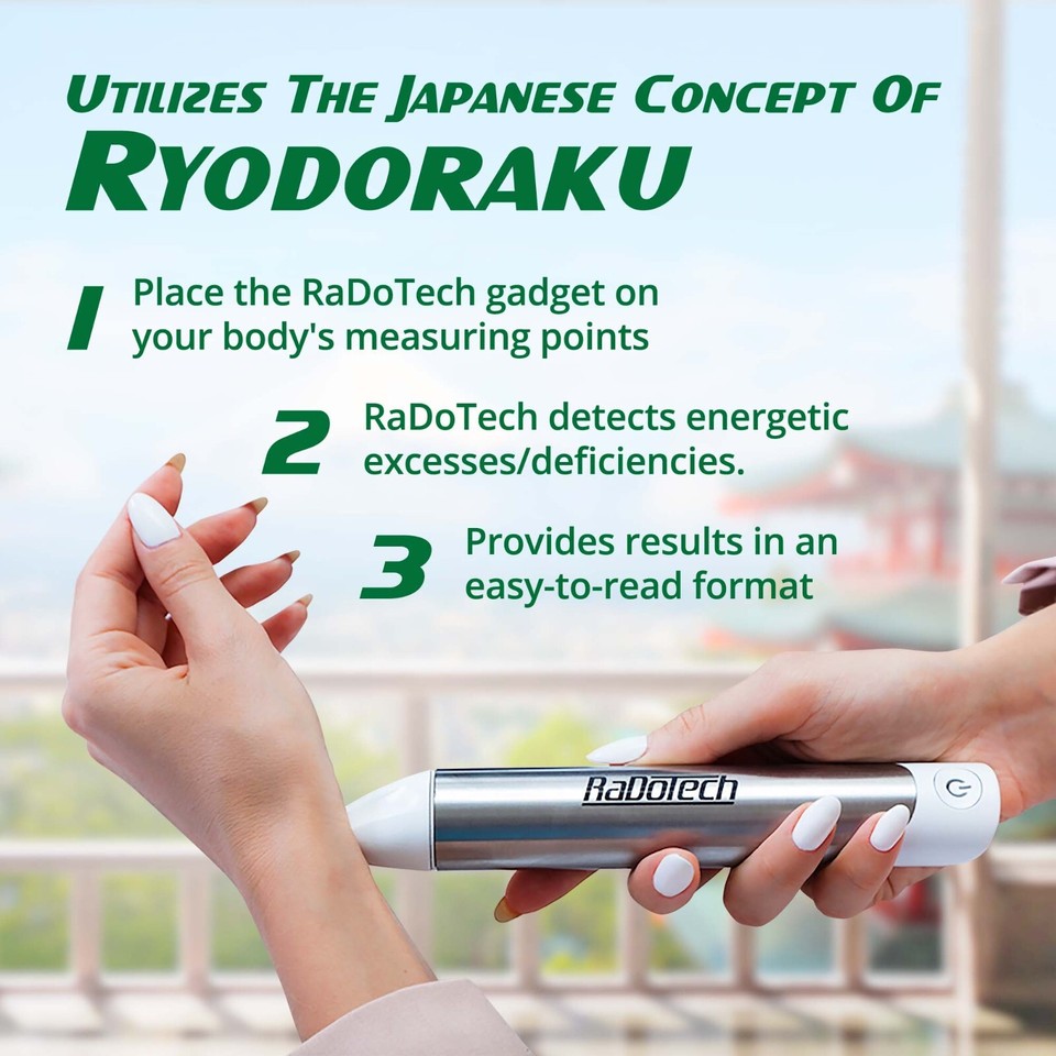 RaDoTech Wellness Fitness Tracker Smart Body Conductivity Analyzer Read ...