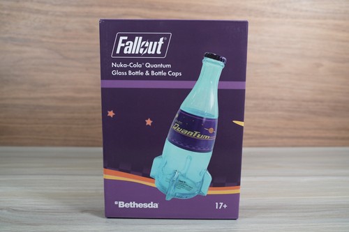 Fallout Nuka Cola Quantum Glass Bottle + 10 Caps New Sealed - OFFICIAL ...