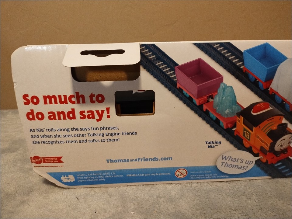 Thomas & Friends Fisher-Price Talking Nia Vehicle New Motorized 2023 ...