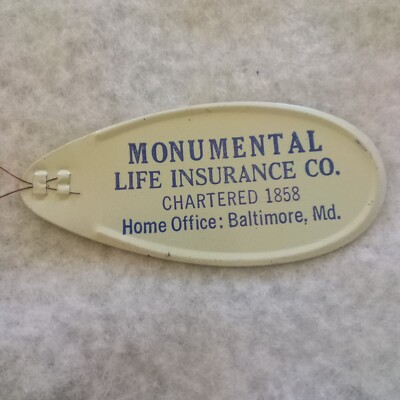 Vintage Advertising Monumental Life Insurance Co. Baltimore MD. Needle ...