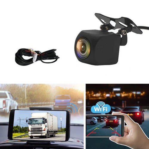 720P 170° WiFi Wireless Car Rearview Backup Reverse Camera For IOS ...