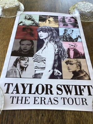 Taylor Swift the Eras Tour 10 diff poses 12x18” vinyl canvas Music ...