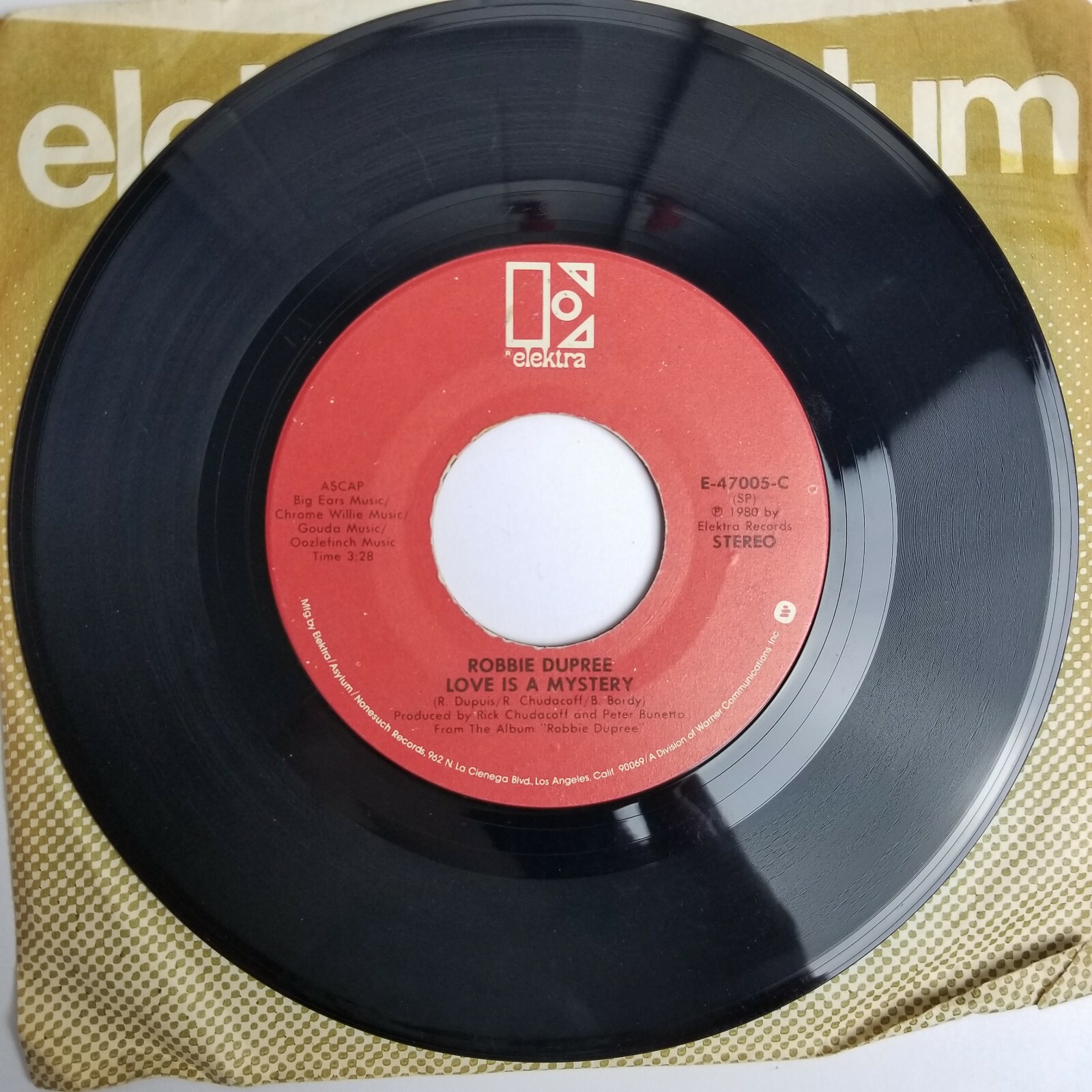 Robbie Dupree Hot Rod Hearts 45 rpm record Elektra E-47005 | eBay