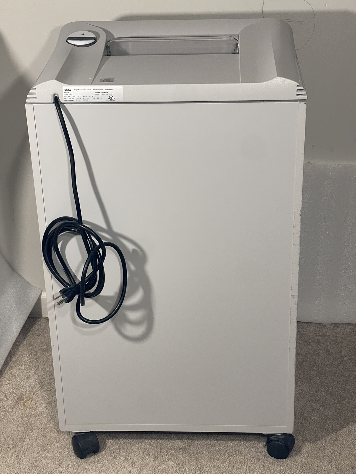 MBM DestroyIT By Ideal 2503 CC Cross Cut Shredder With Manual Local ...