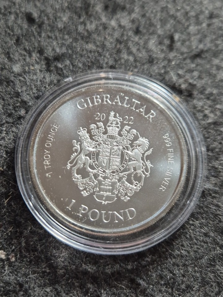 2022 1 Oz Silver Lady Justice Bullion Coin In Capsule. Scottsdale Mint ...