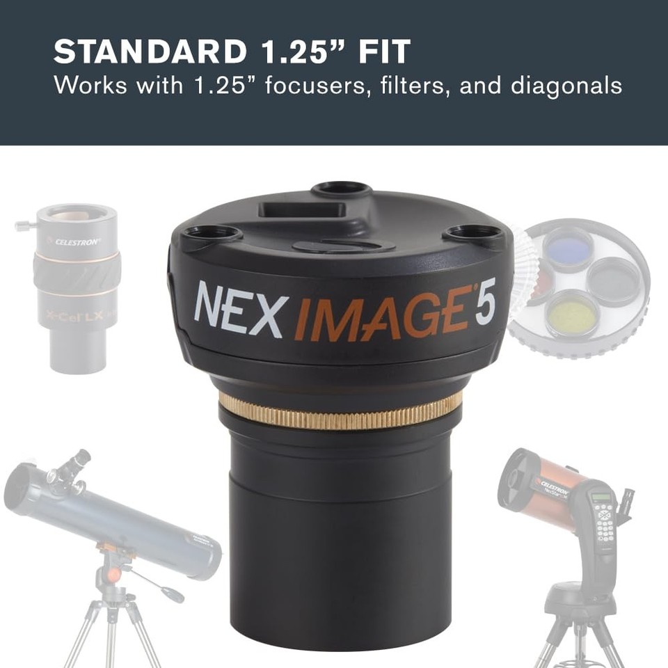Celestron – NexImage 5 Solar System Color Imager – Astronomy Camera for ...