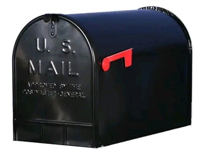 Heavy-Duty Extra Large Jumbo Post Mount Rural Mailbox Galvanized Steel ...