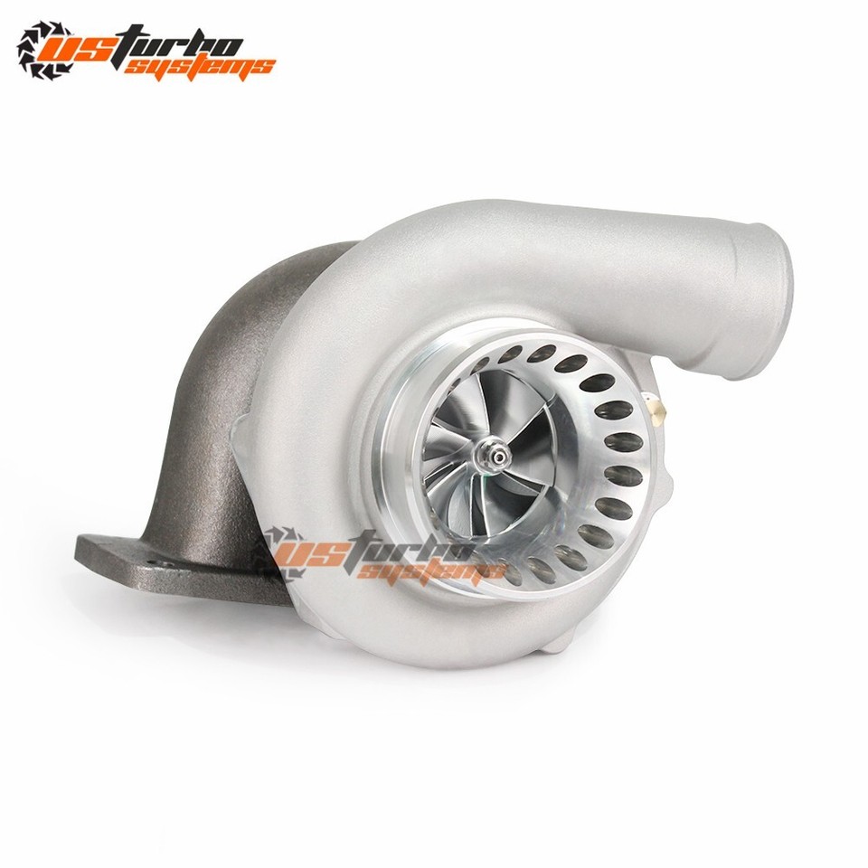 6766 Dual ball bearing turbo with point milled wheel T4 0.81A/R Turbine ...