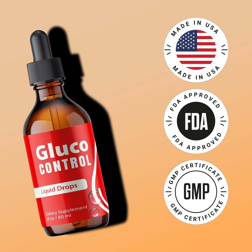 Gluco Control Liquid Drops Healthy Blood Support - GlucoControl Drops ...