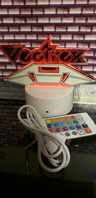 Vectrex led light with remote (show it off)comes in 2 colors black or ...